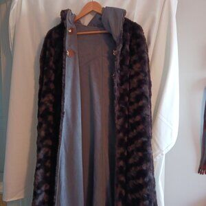 Knight Weave | Jackets & Coats | Knightweave Grey Wfaux Rabbit Fur ...